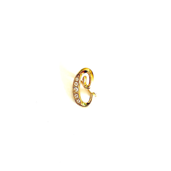 Avon | Jewelry | Vtg Avon Letter C Gold Brooch Pin | Poshmark